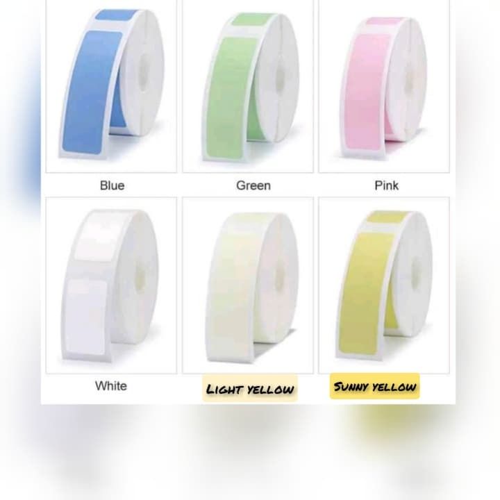 NIIMBOT D11 D110 name tag label sticker stickers waterproof price tag ...