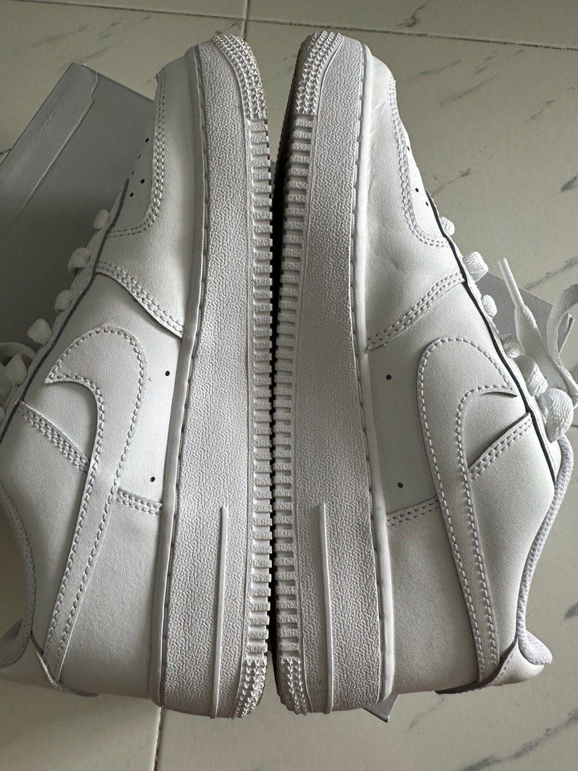 Nike Air Force 1 white GS, Women's Fashion, Footwear, Sneakers on Carousell
