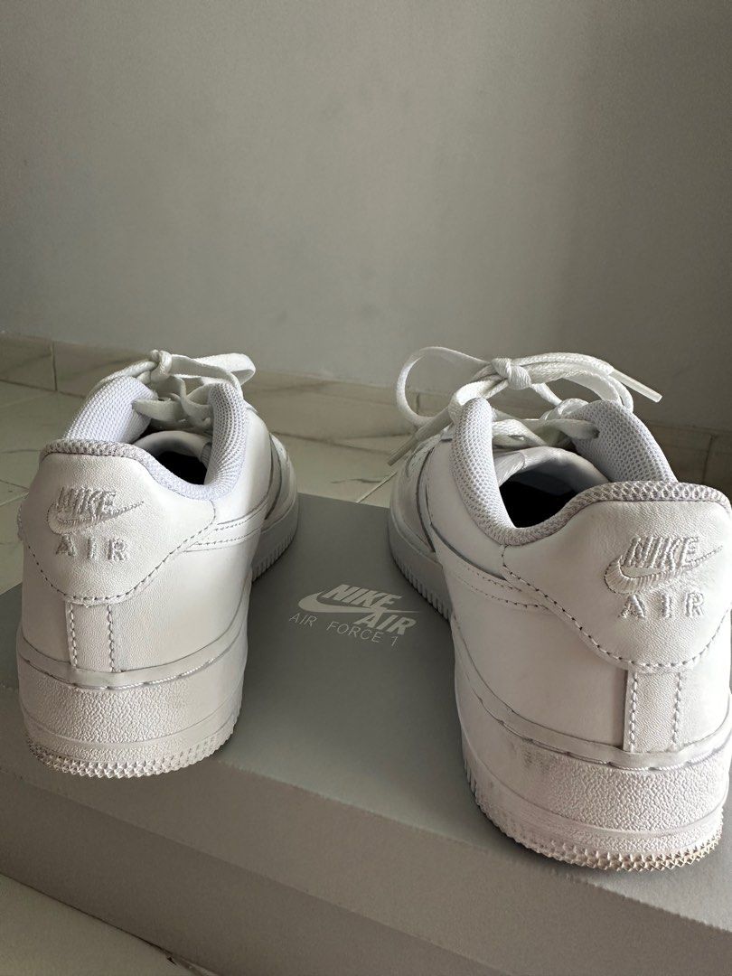 Nike Air Force 1 white GS, Women's Fashion, Footwear, Sneakers on Carousell