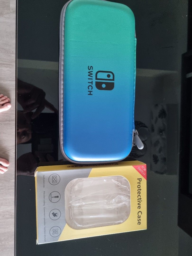 Nintendo switch gen 2 casing n cover, Video Gaming, Gaming Accessories ...