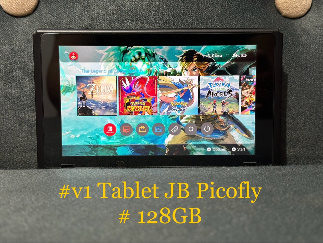 Nintendo Switch V1 Tablet - JB Picofly (#09), Video Gaming, Video Game ...