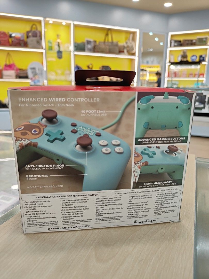 Nintento Wired Game Controller, Video Gaming, Gaming Accessories, Controllers on Carousell