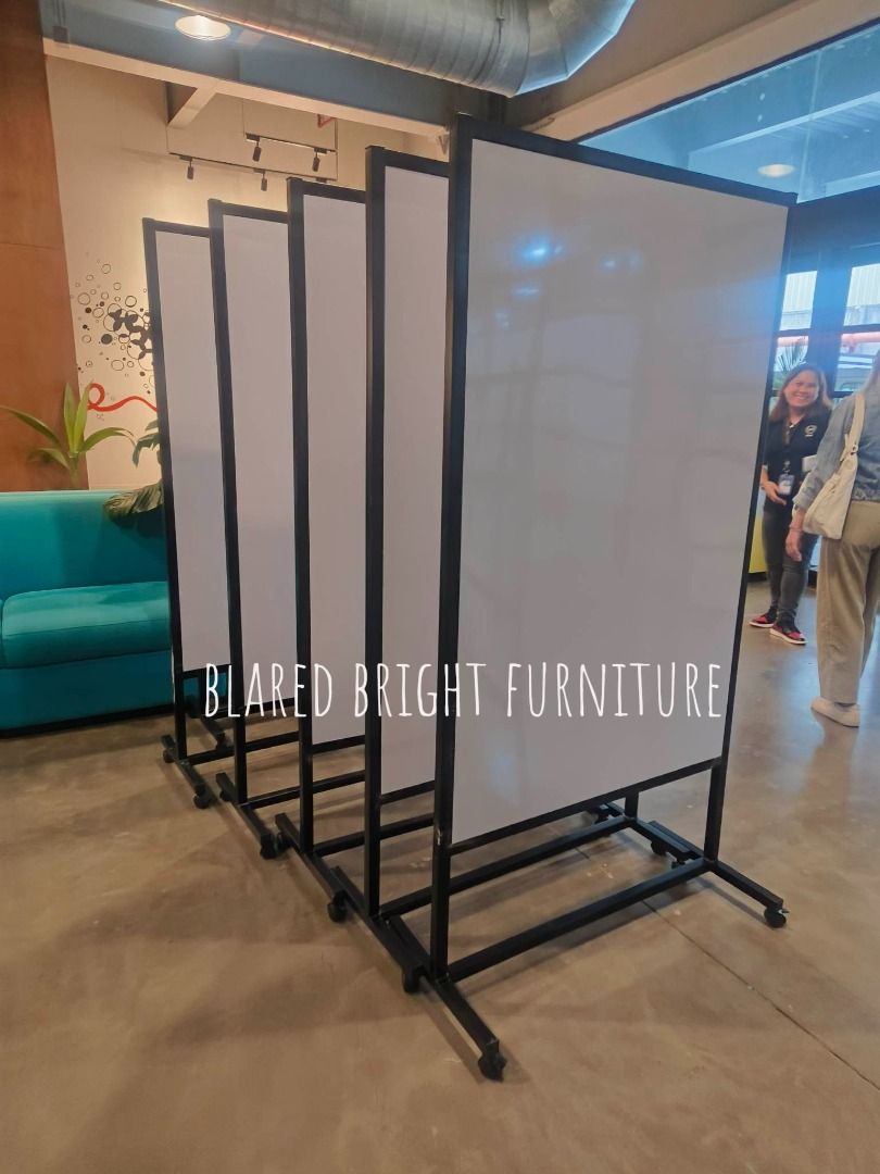 Office Furniture Partition - White Board movable, Furniture & Home ...