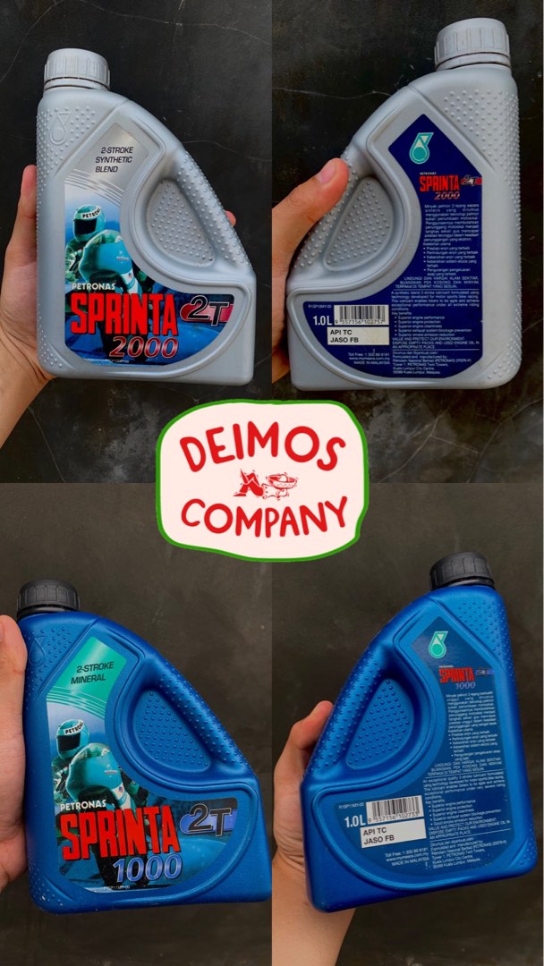 Oli samping petronas sprinta 1000 dan 2000 oli bagus cocok untuk motor ...