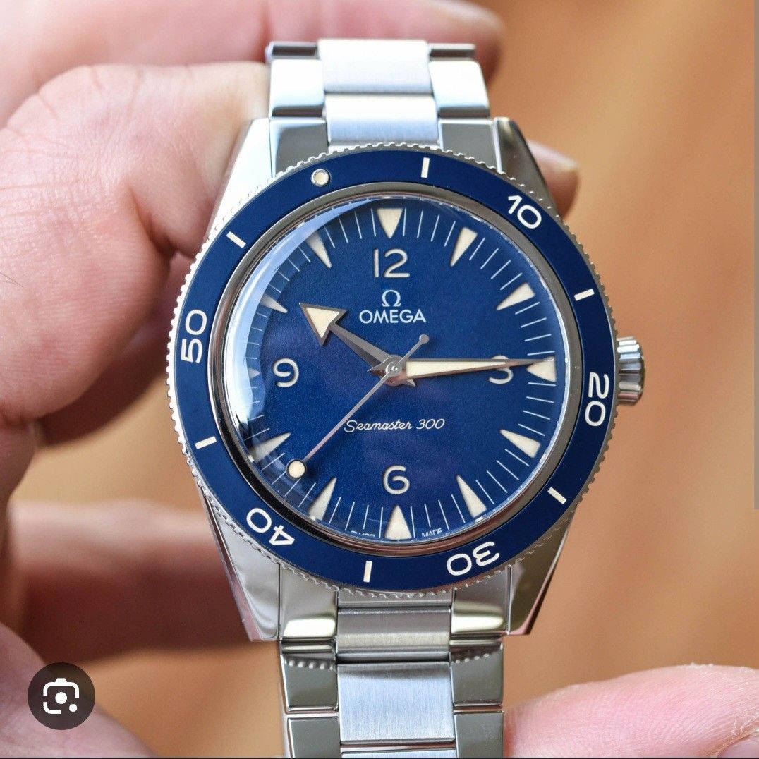 Omega Seamaster 300 Heritage (BLUE), Luxury, Watches on Carousell