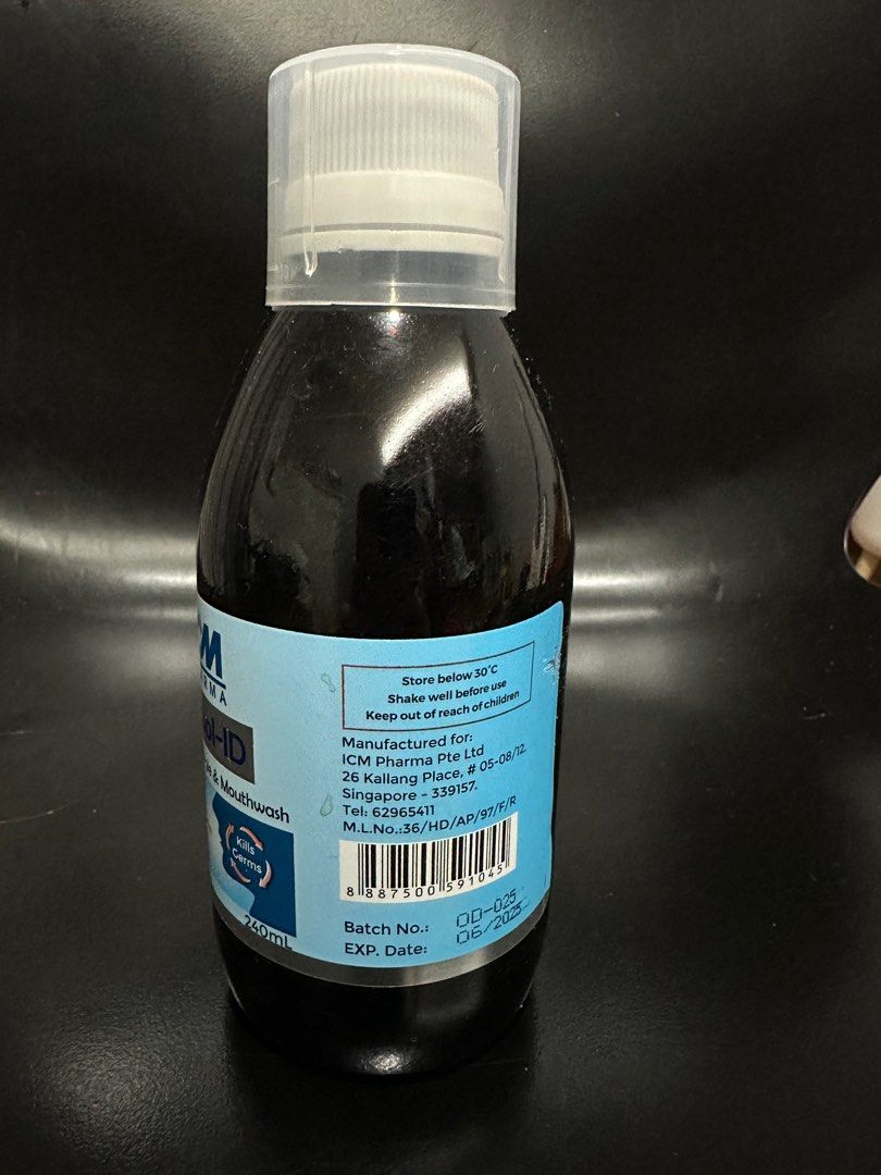 Orasol-ID Antiseptic Gargle & Mouthwash 240mL, Beauty & Personal Care ...