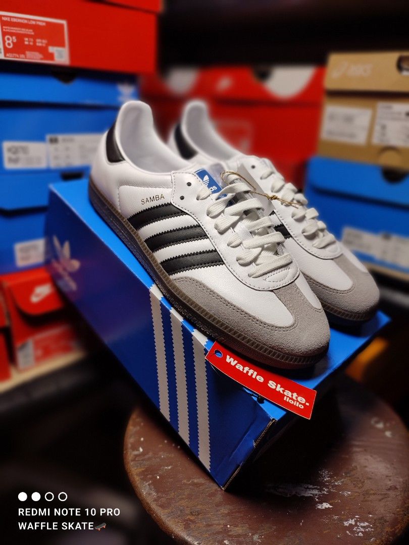 Original & Brand New ADIDAS SAMBA OG (CLOUD WHITE), Men's Fashion ...