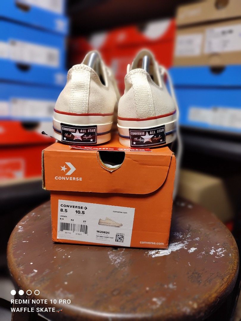 Original & Brand New CONVERSE CHUCK 70s LOW (PARCHMENT), Men's Fashion ...