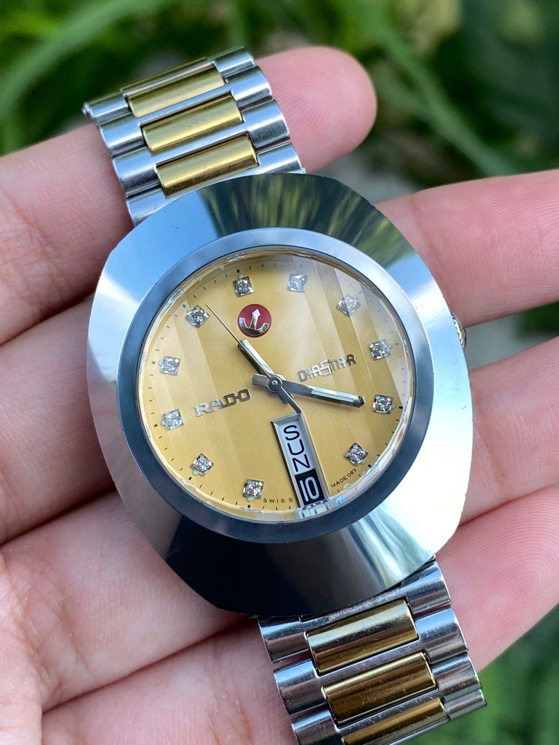 Original Rado Diastar Two-tone Mens Watch, Men's Fashion, Watches & Accessories, Watches on ...