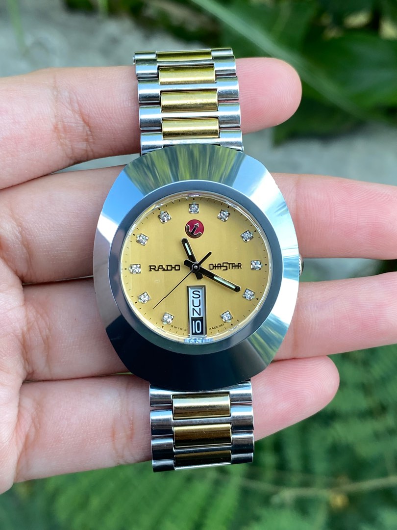 Original Rado Diastar Two-tone Mens Watch, Men's Fashion, Watches & Accessories, Watches on ...