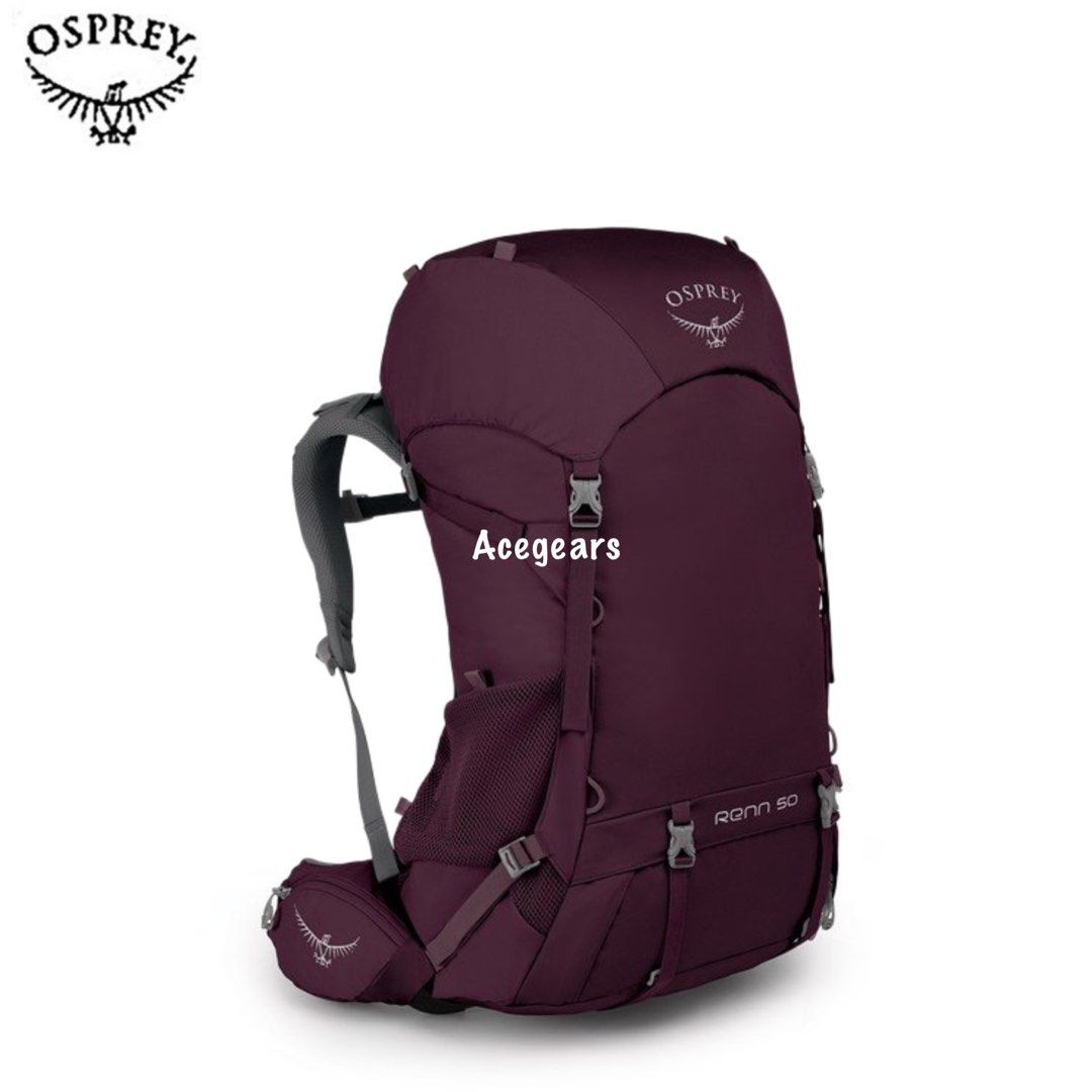 OSPREY RENN 50 BACKPACK | TREKKING | BACKPACKING COLOR : AURORA PURPLE , Sports Equipment, Other ...