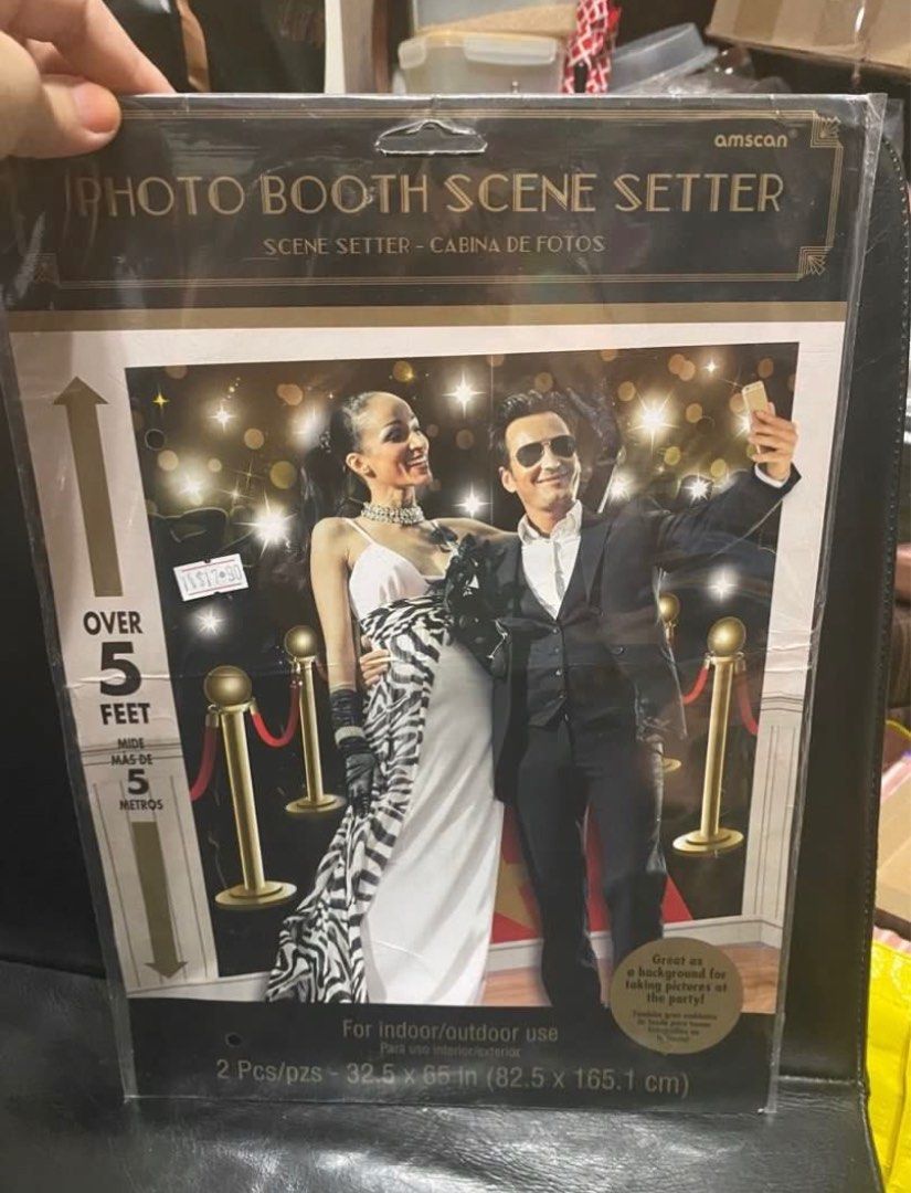 Party Photo Booth scene setter, Everything Else on Carousell