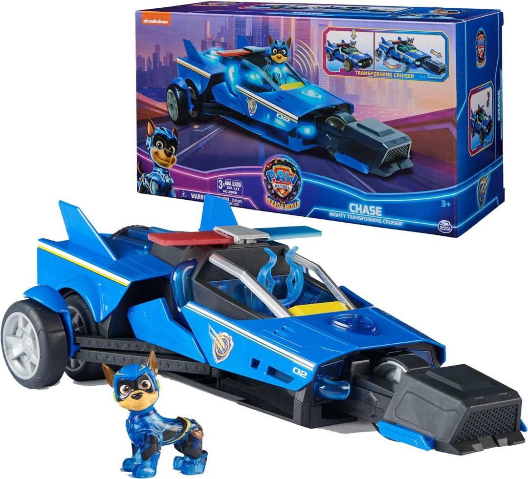 Paw Patrol Mighty Movie Chase Transforming Cruiser / Skye Movie Jet, 興趣 ...