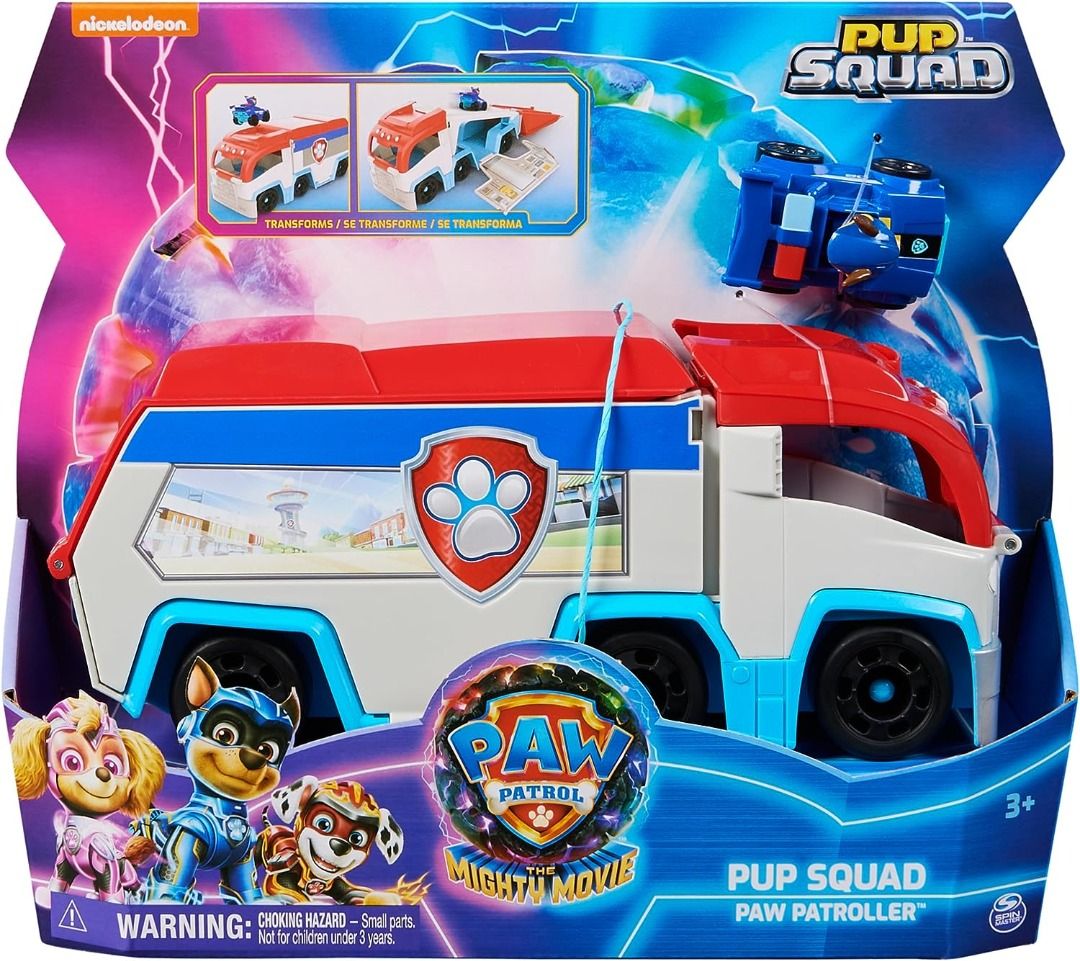 Paw Patrol The Mighty Movie Pup Squad, 興趣及遊戲, 玩具 & 遊戲類 - Carousell