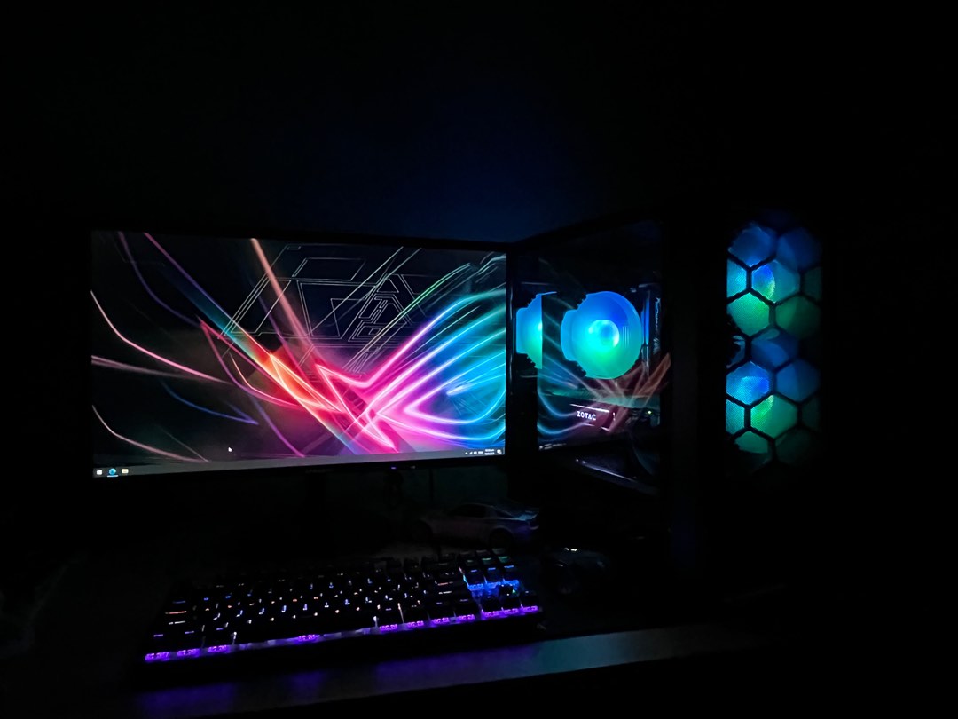 PC+Monitor+KB+Mouse Gaming Set Up Bundle, Computers & Tech, Desktops on ...