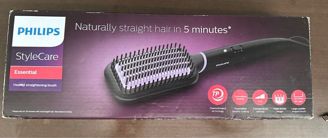 Philips style care straightening brush, Beauty & Personal Care, Hair on ...