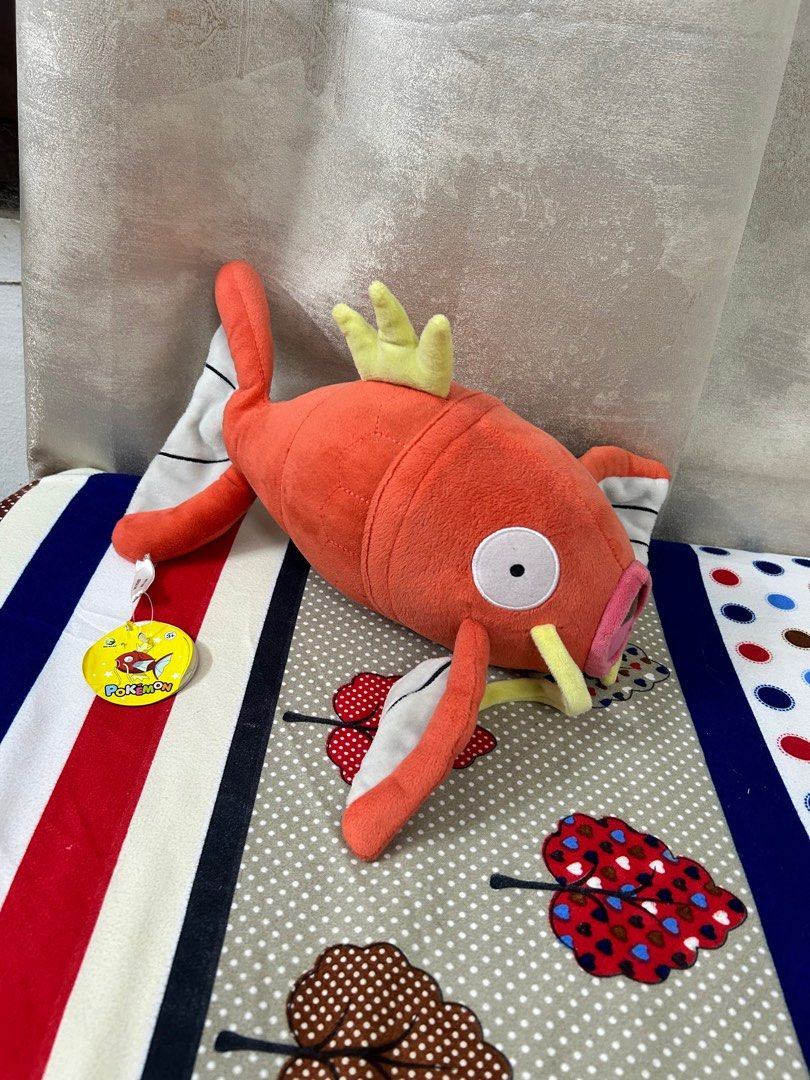 Pokemon plushie Magikarp 33cm, Hobbies & Toys, Toys & Games on Carousell