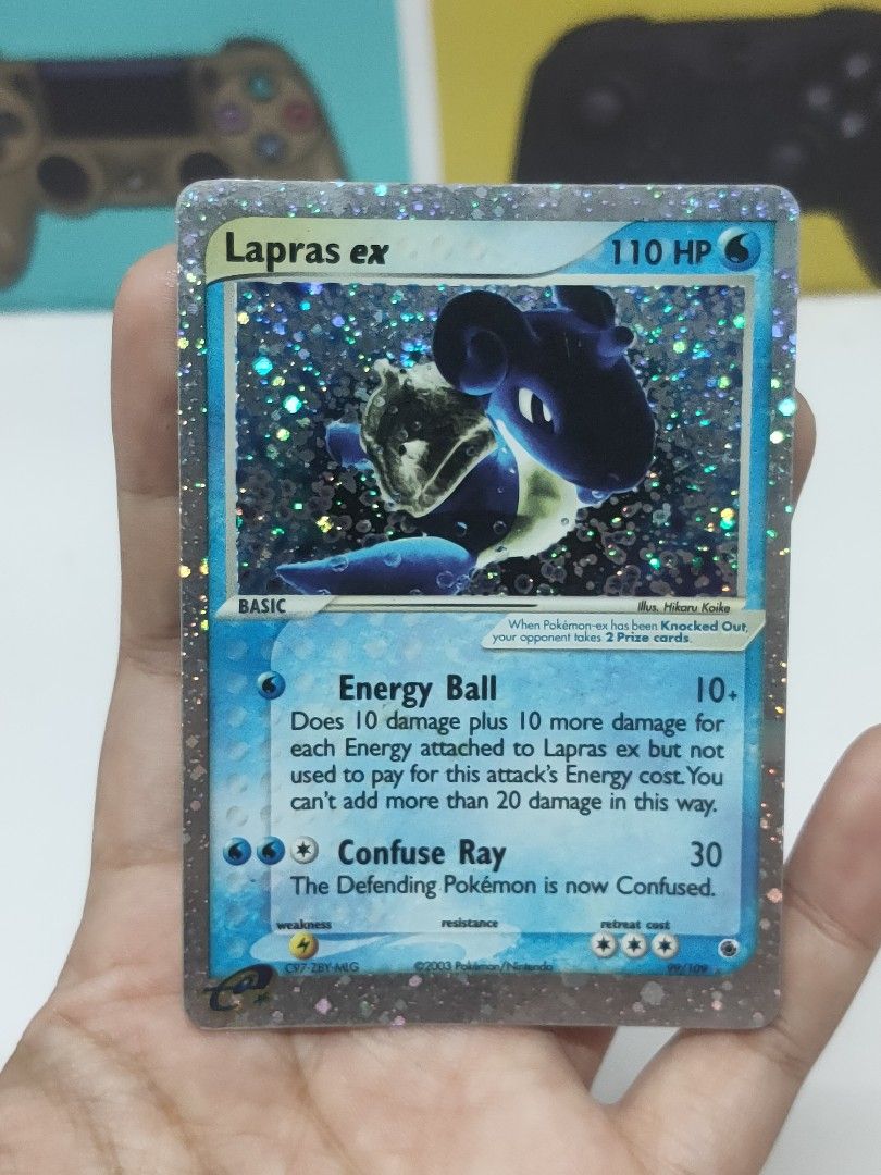 Pokemon TCG Holo Lapras EX 99/109, Hobbies & Toys, Toys & Games on ...