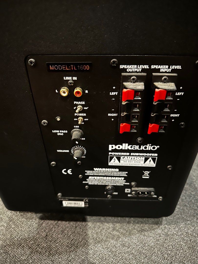 Polk Audio TL1600 5.1 Speaker System, Audio, Other Audio Equipment on ...