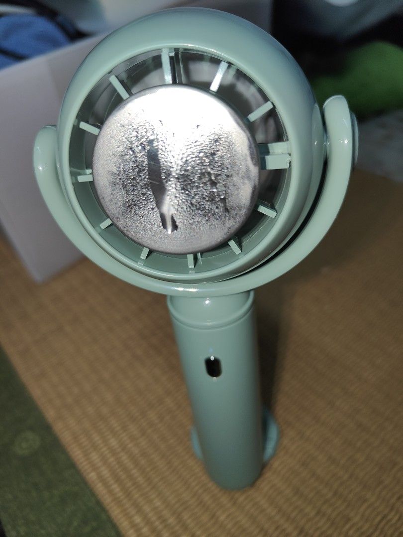 Real Ice Touch Peltier metal cooling plate function portable fan, high ...