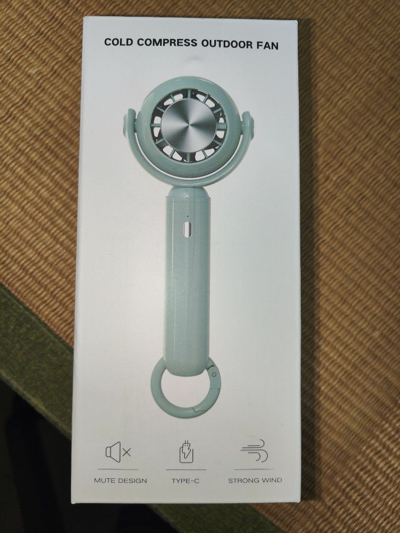 Real Ice Touch Peltier metal cooling plate function portable fan, high ...