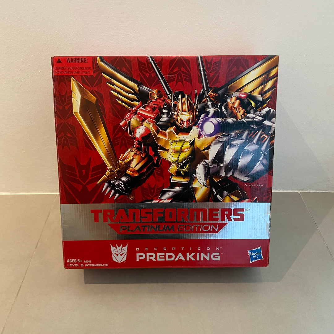 Predaking Platinum Edition Encore Transformers Combiner Hasbro G1 ...