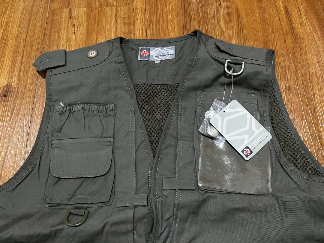 Pro Cam-Fis Vest, Men's Fashion, Coats, Jackets and Outerwear on Carousell