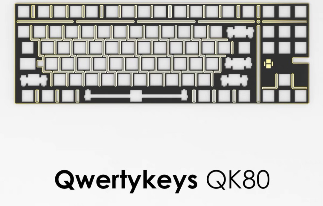 Qk80 fr4 plate, Computers & Tech, Parts & Accessories, Computer Keyboard on Carousell