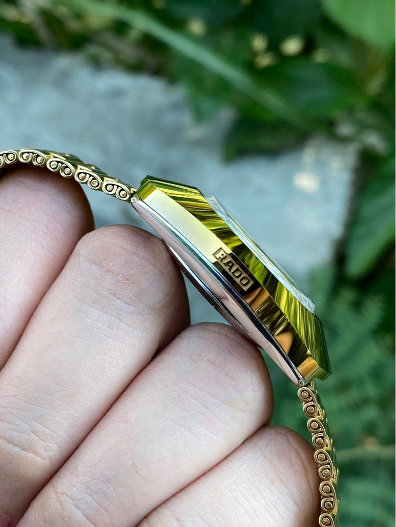 RADO DiaStar The Original Red Stones Dial, Luxury, Watches on Carousell