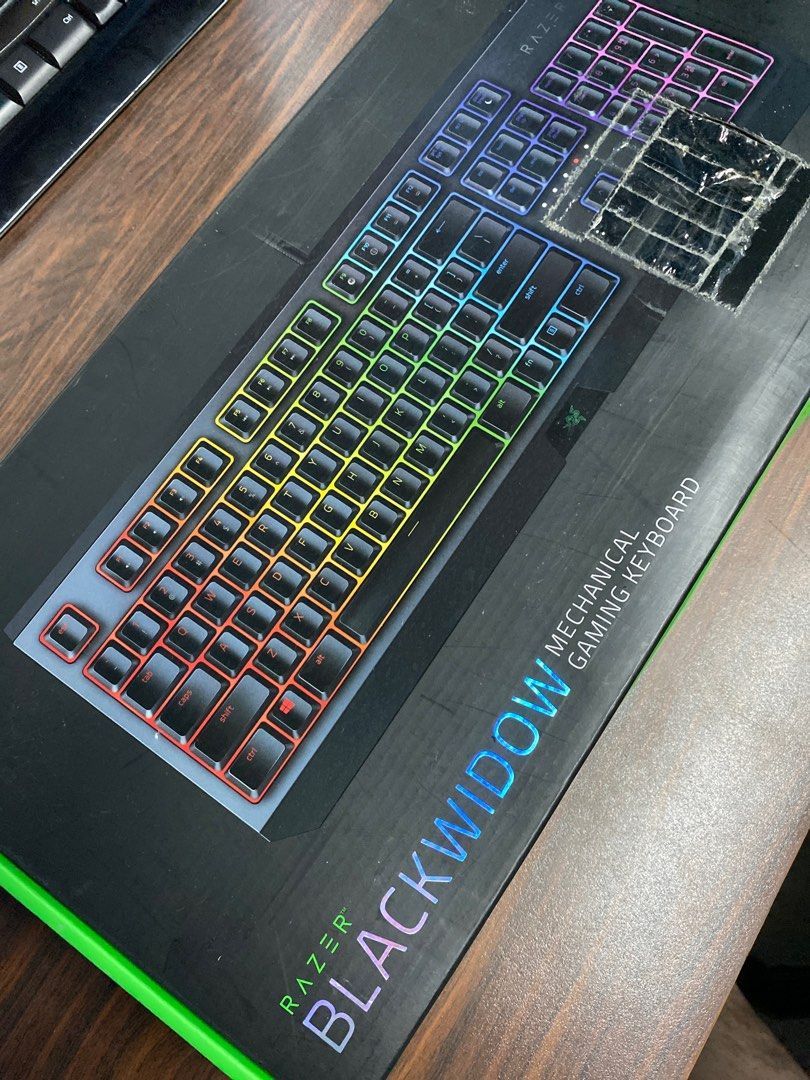 Razor BlackWidow Mechanical Gaming Keyboard, Computers & Tech, Parts ...