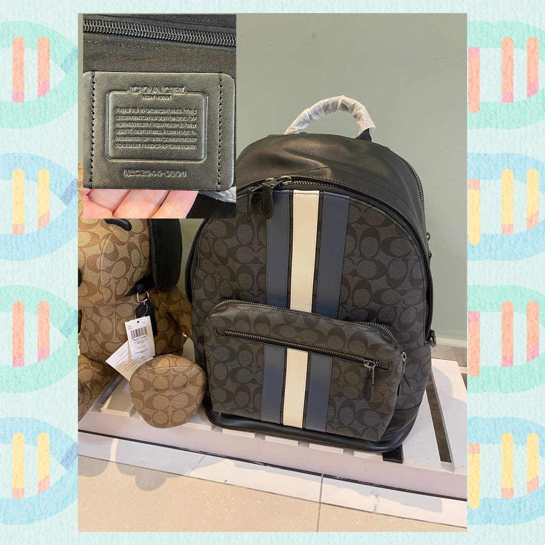 READY STOCK AUTHENTIC COACH 3001 backpack men laptop bag, Men's Fashion ...