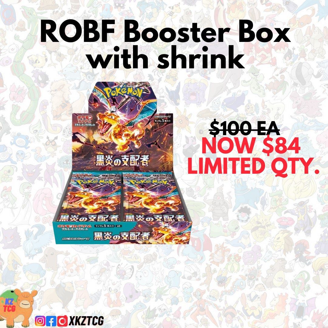 [Ready stock] Ruler of the black flame Booster Box, Hobbies & Toys ...