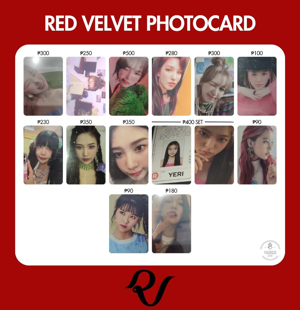 Red Velvet Photocards (Onhand and Official), Hobbies & Toys ...