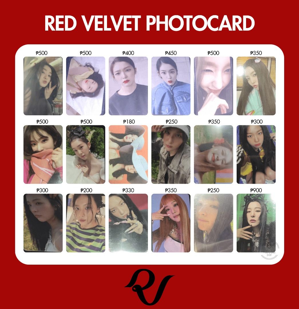 Red Velvet Photocards (Onhand and Official), Hobbies & Toys ...