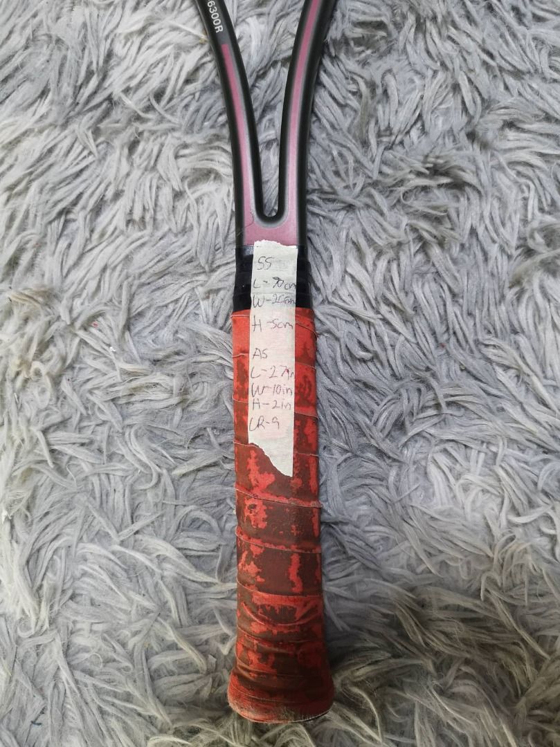Redson Carbon Tennis Racket, Sports Equipment, Sports & Games, Racket ...