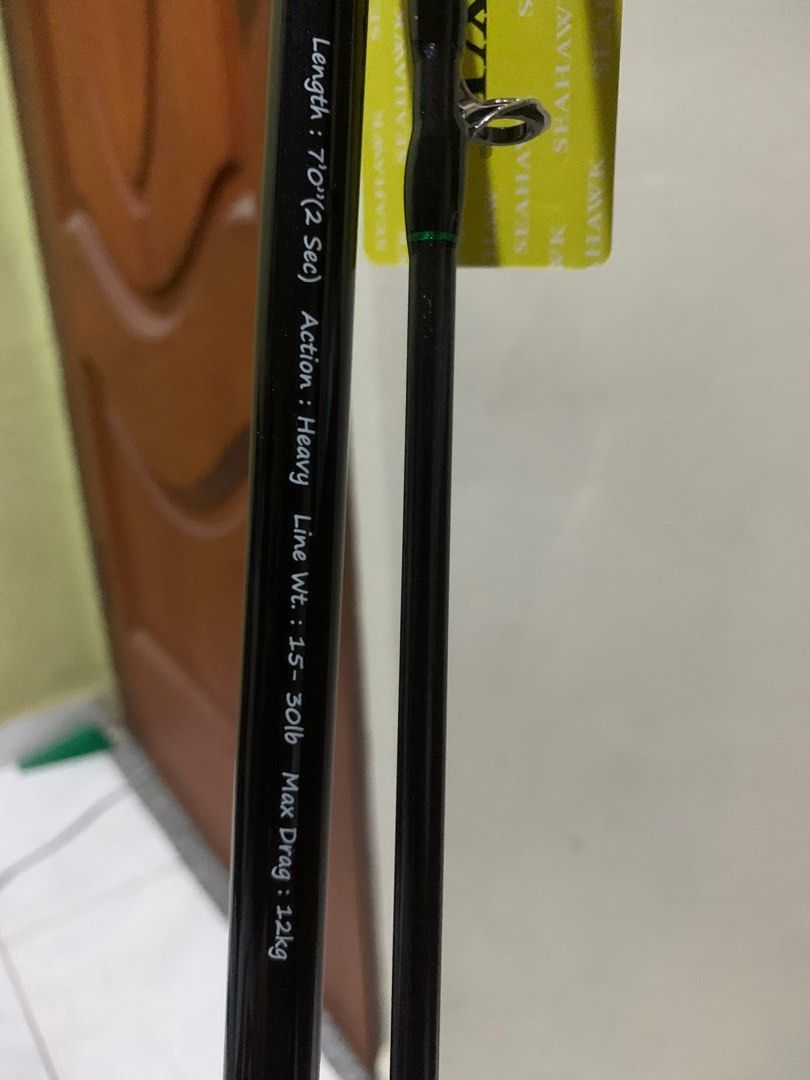 Rod Seahawk Falcon Fire 7 Kaki NEW!!, Sports Equipment, Fishing on ...