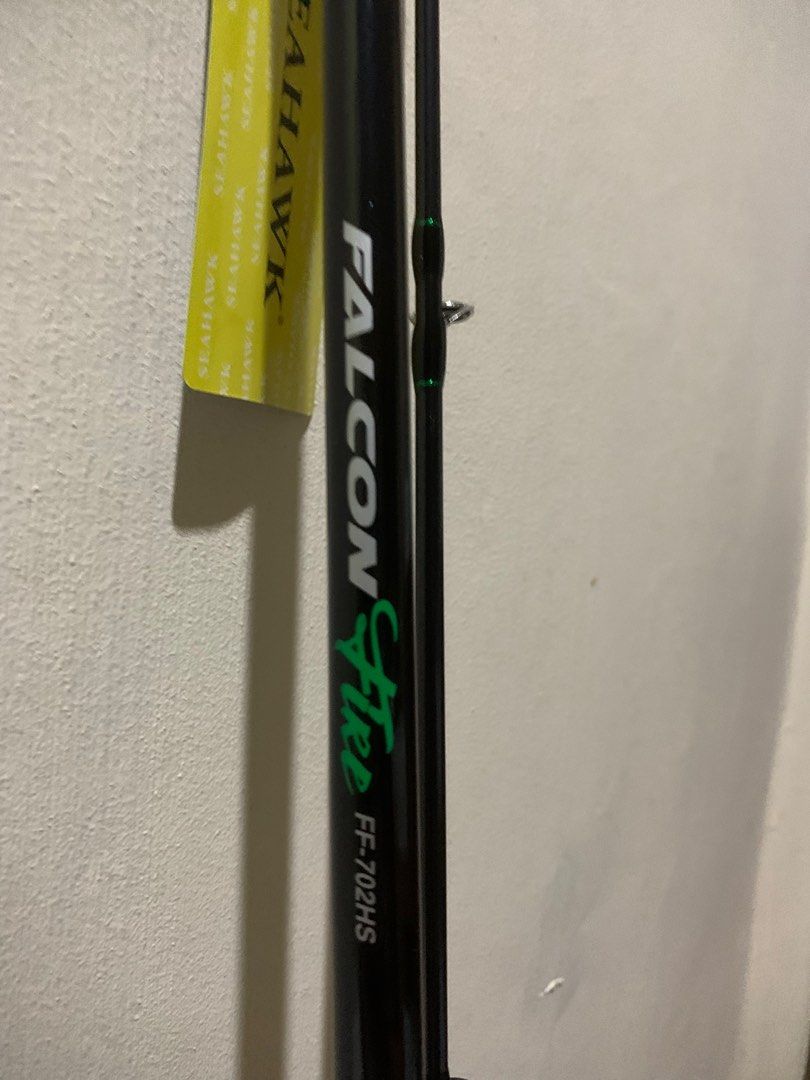 Rod Seahawk Falcon Fire 7 Kaki NEW!!, Sports Equipment, Fishing on ...