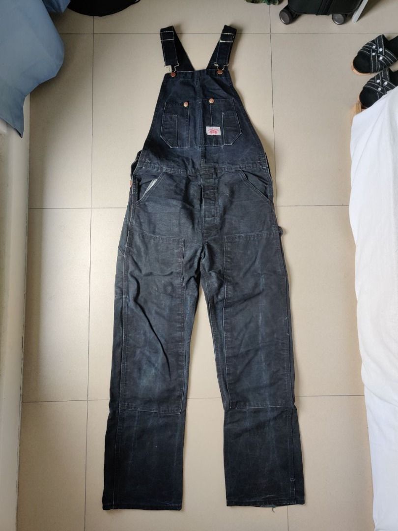 Round House bib overalls, Men's Fashion, Bottoms, Trousers on Carousell