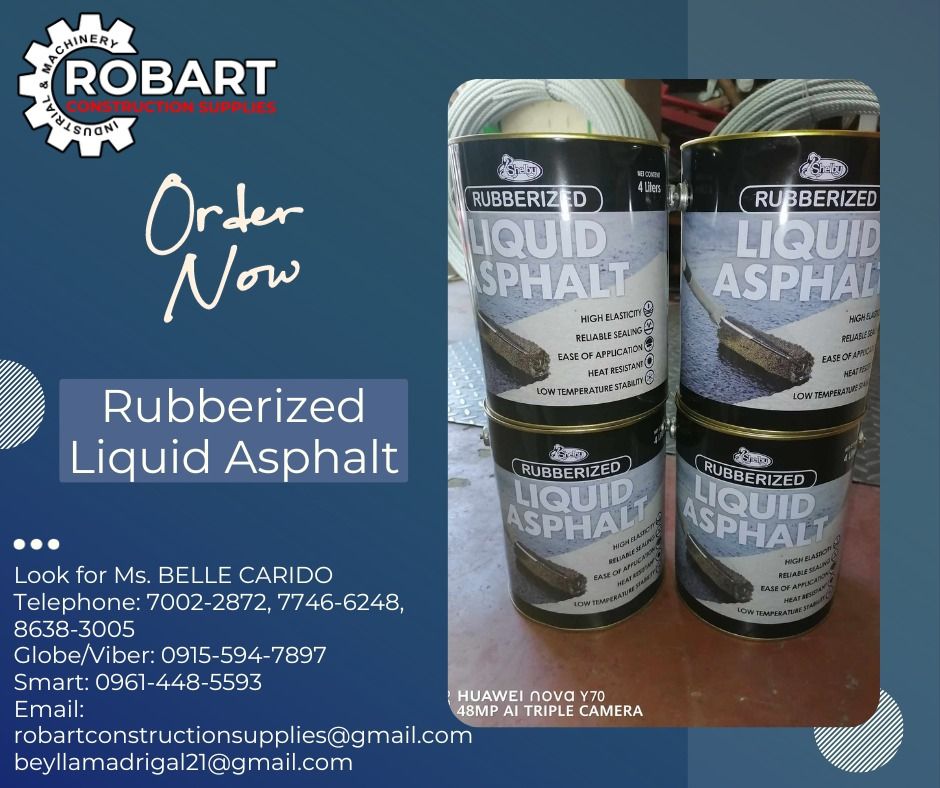 Rubberized Liquid Asphalt, Commercial & Industrial, Construction Tools ...