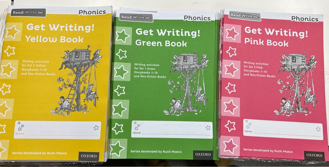 RWI phonics get writing, 興趣及遊戲, 書本 & 文具, 書本及雜誌 - 補充練習 - Carousell