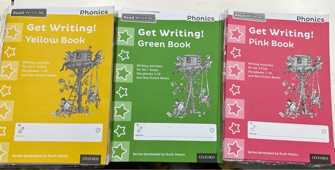 RWI phonics get writing, 興趣及遊戲, 書本 & 文具, 書本及雜誌 - 補充練習 - Carousell