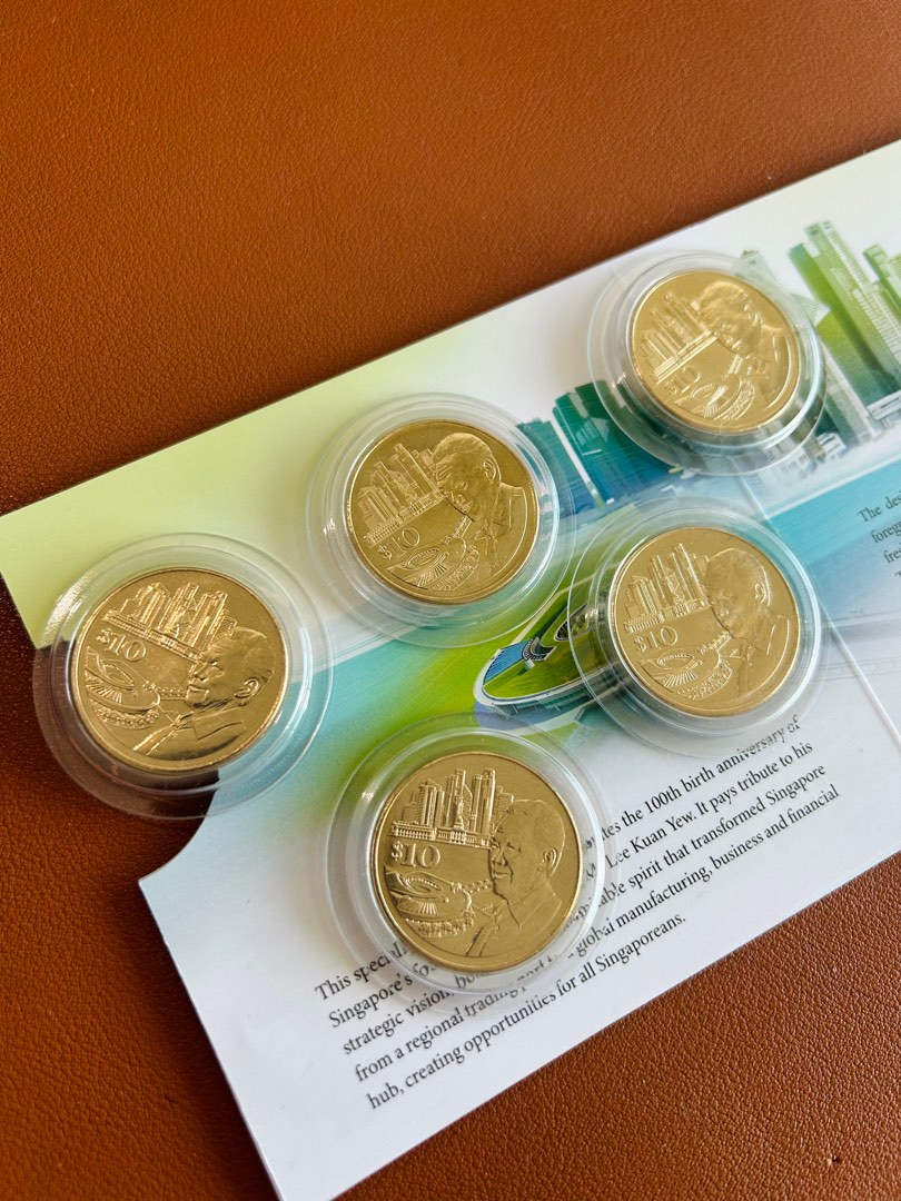 S$10 LKY Commemorative Coin, Hobbies & Toys, Memorabilia & Collectibles ...