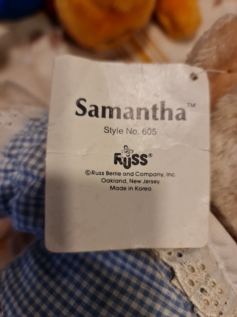 Samantha Fuss soft toy, Hobbies & Toys, Memorabilia & Collectibles ...