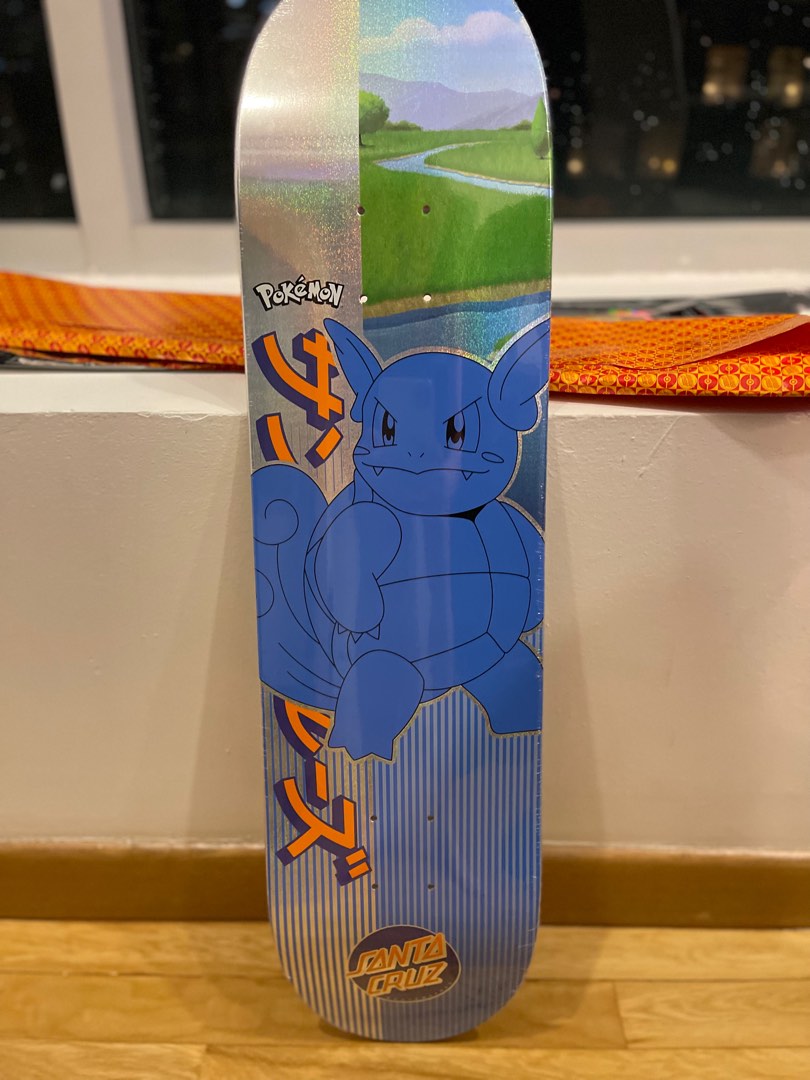 Santa Cruz Pokemon Skateboard Deck Bling Bag (Wartortle), Sports ...