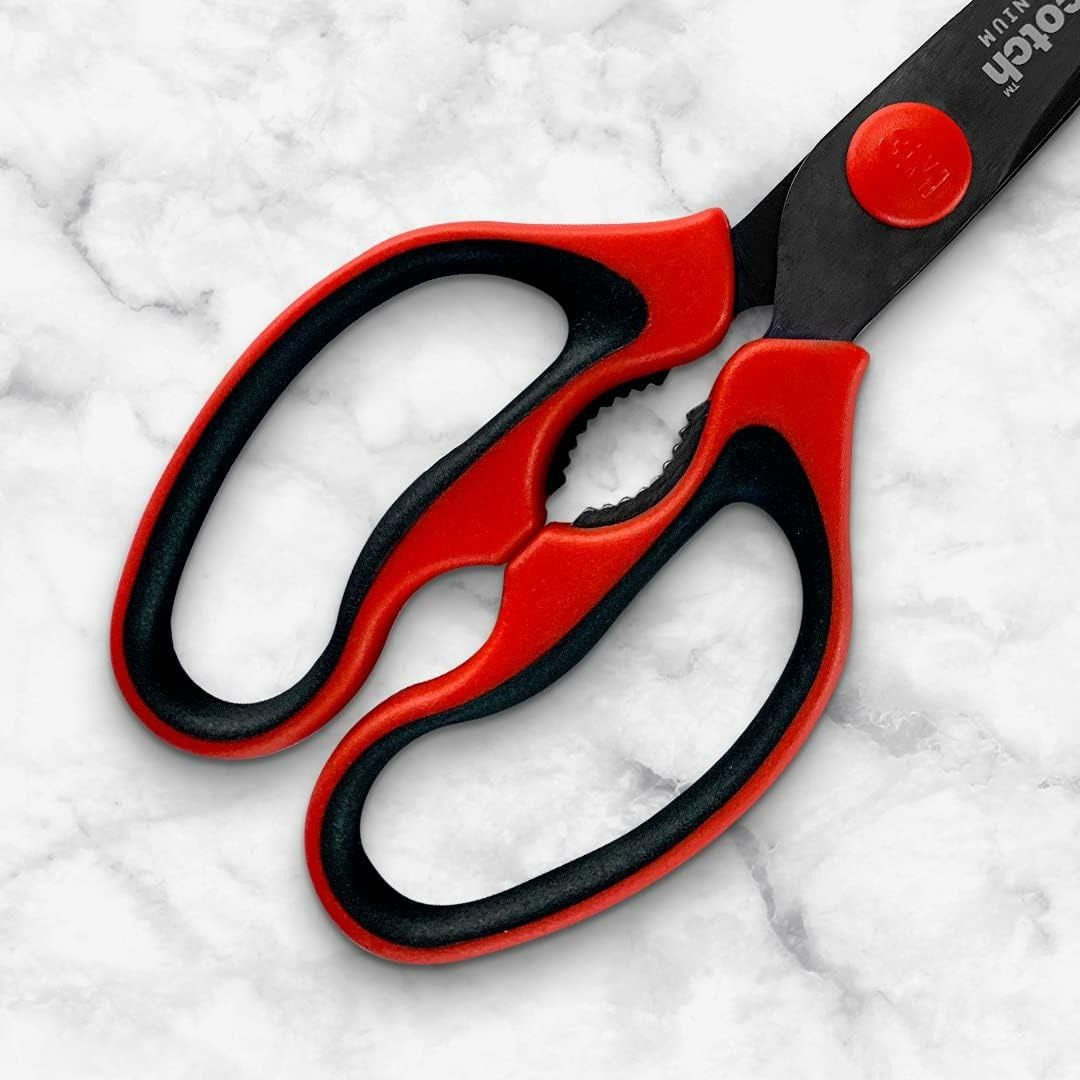 Scotch Kitchen Scissor Titanium Detach, Red, KS-DTR Superior corrosion ...