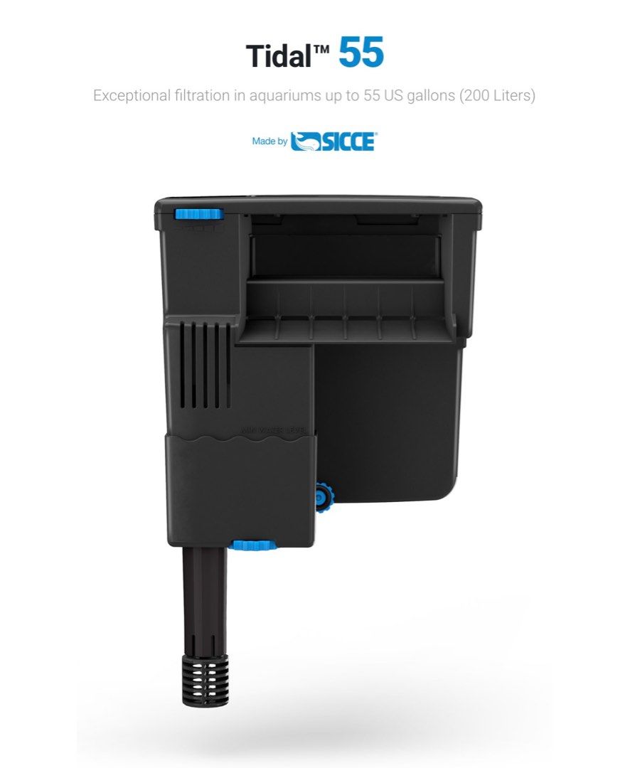 Seachem Tidal 55 Aquarium Hang Filter, Pet Supplies, Homes & Other Pet ...