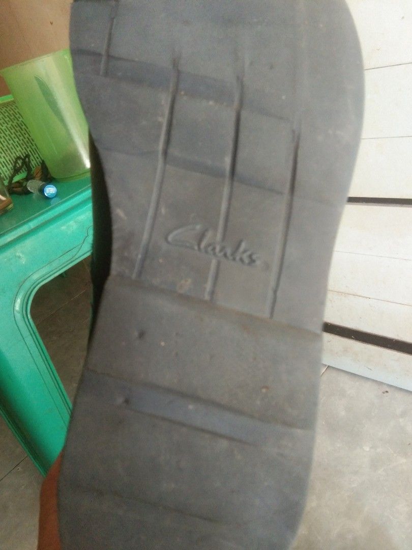 Sepatu kulit Clark tali klasik Preloved, Fesyen Pria, Sepatu , Sepatu ...