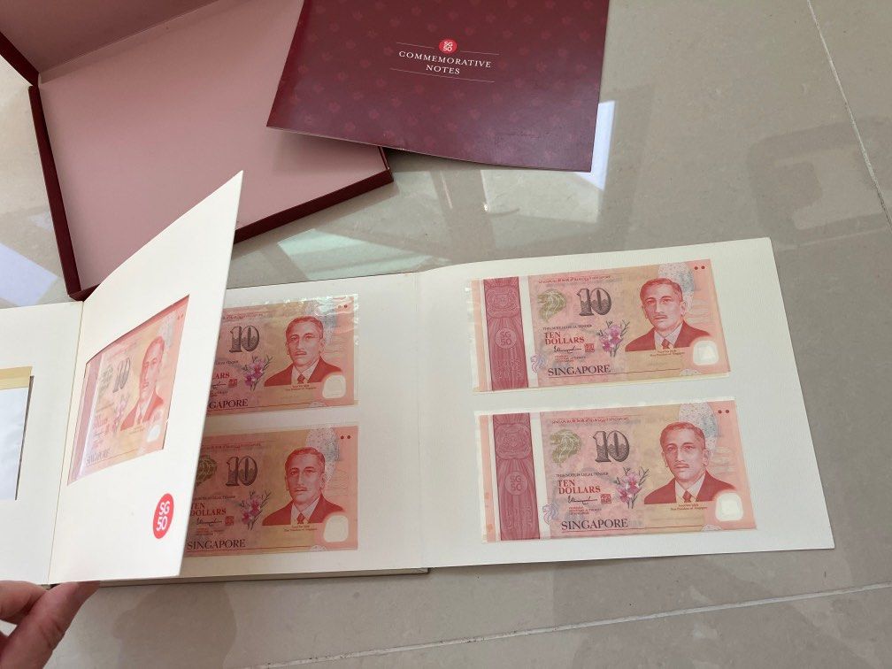 SG50 commemorative notes $50x1 $10x5, Hobbies & Toys, Memorabilia ...