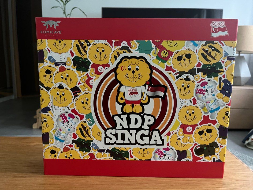 SG50 NDP Singa Courtesy Lion Commemorative Box Set, Hobbies & Toys ...