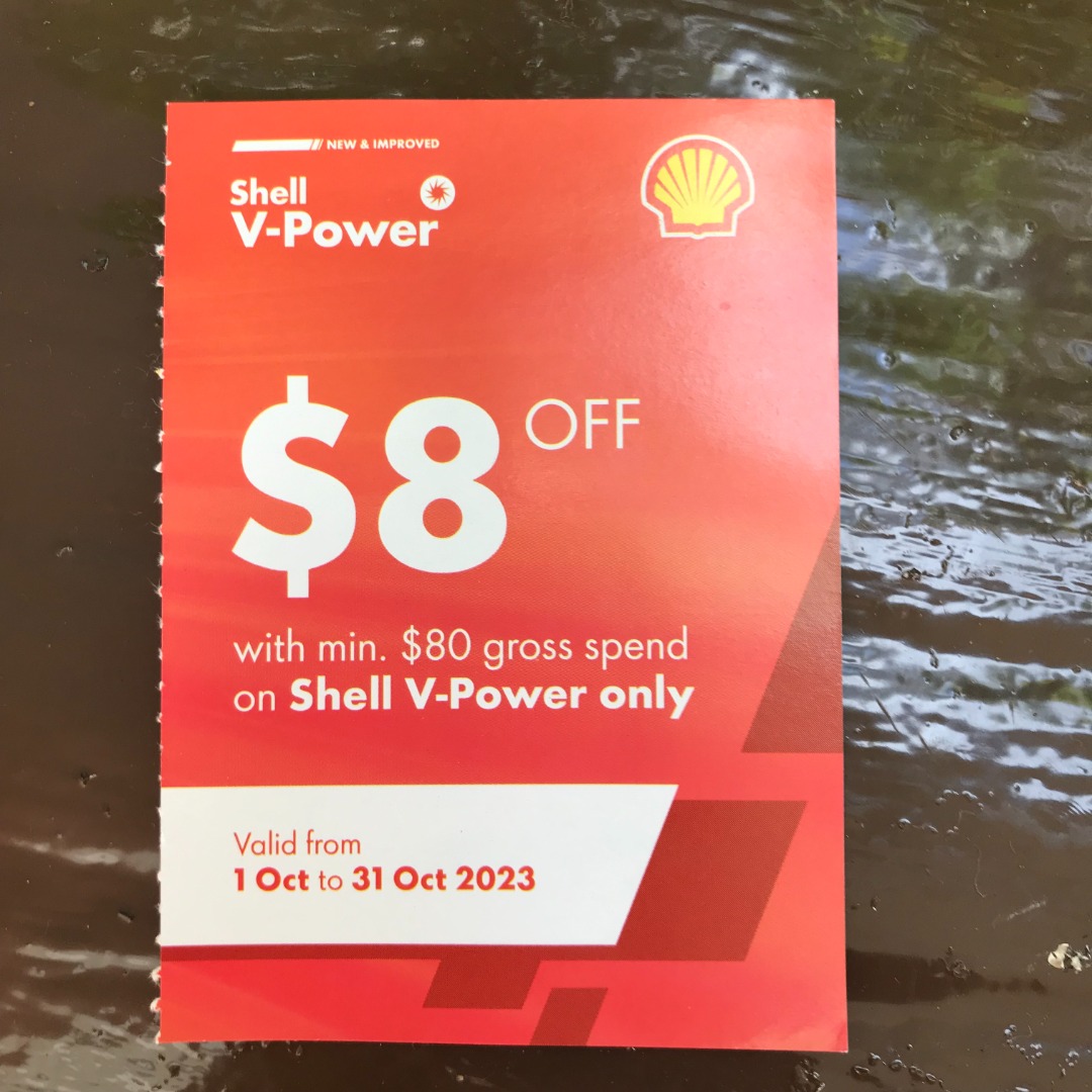Shell $8 Oct 2023 voucher. Collect at 7E Jalan Arif S548800., Tickets ...